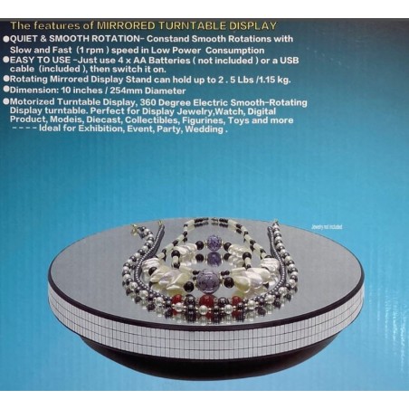 Triple9 1/18 or 1/24 Rotary Base Stand with Mirror Surface use of ...