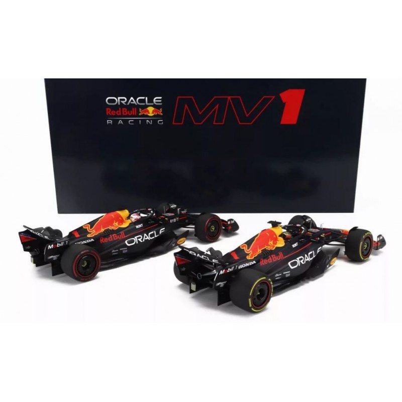 Minichamps 1/18 Red Bull Racing RB19 2 Car Set F1 RB19 No.1 Qatar GP ...